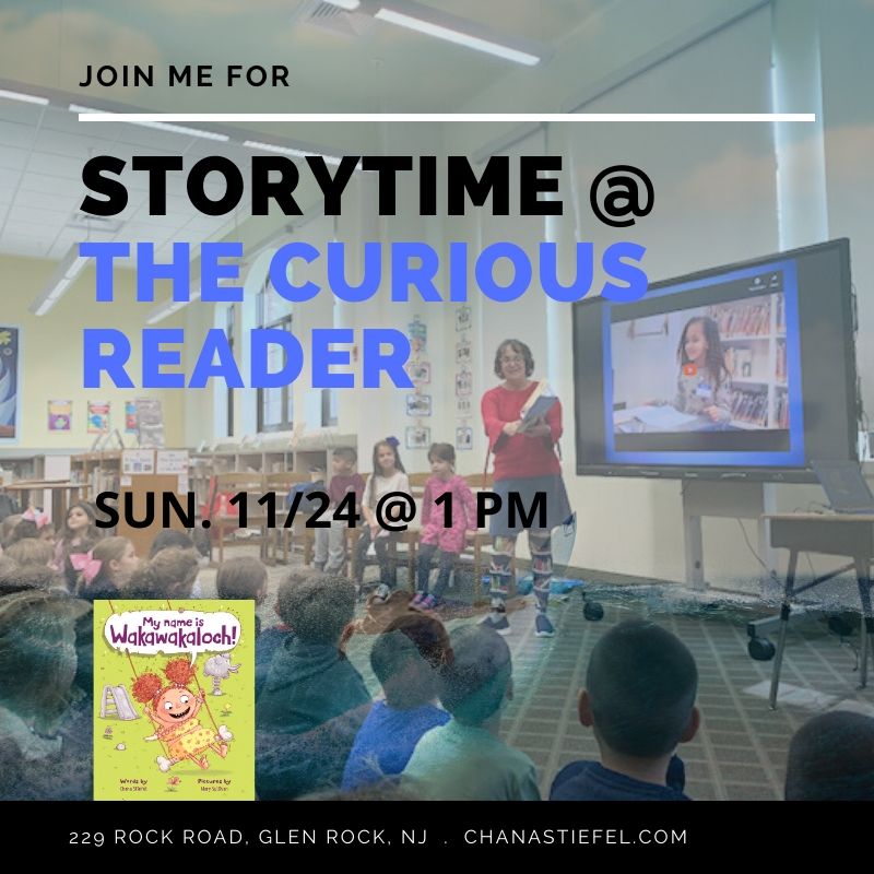 Storytime at the Curious Reader | Chana Stiefel